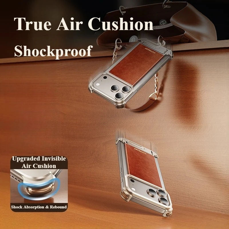 Helios Frame Leather MagSafe iPhone Case